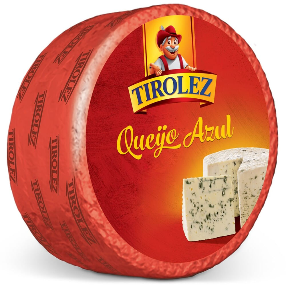 Queijo Azul Tirolez Kg Forma