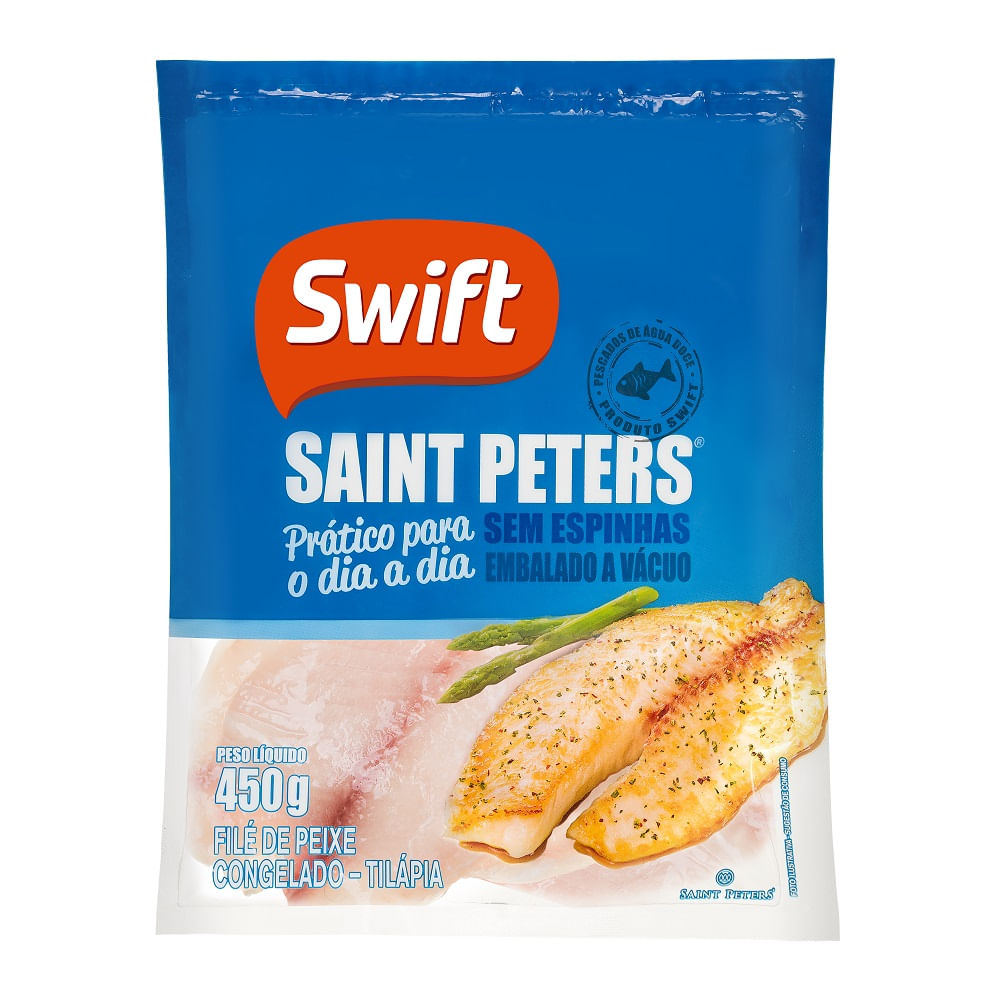 Filé De Peixe Saint Peter Swift 450g - Paulistão Atacadista