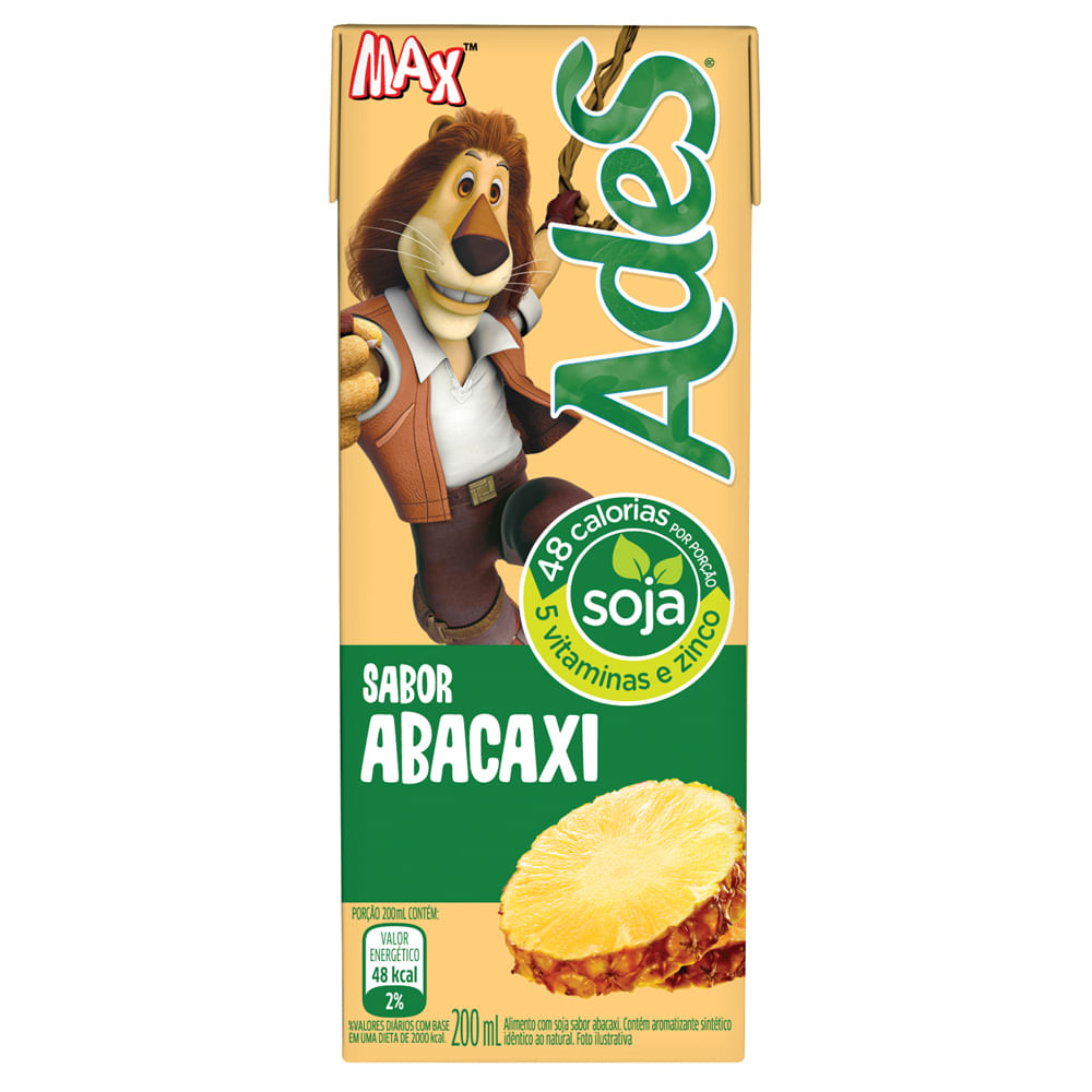 Ades Frutas Sabor Abacaxi TP 200ML - Paulistão Atacadista