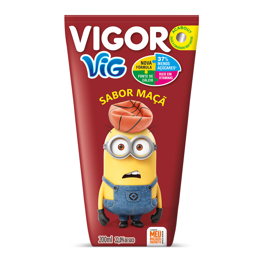 Bebida Com Suco Vigor Maçã 200ml - Paulistão Atacadista