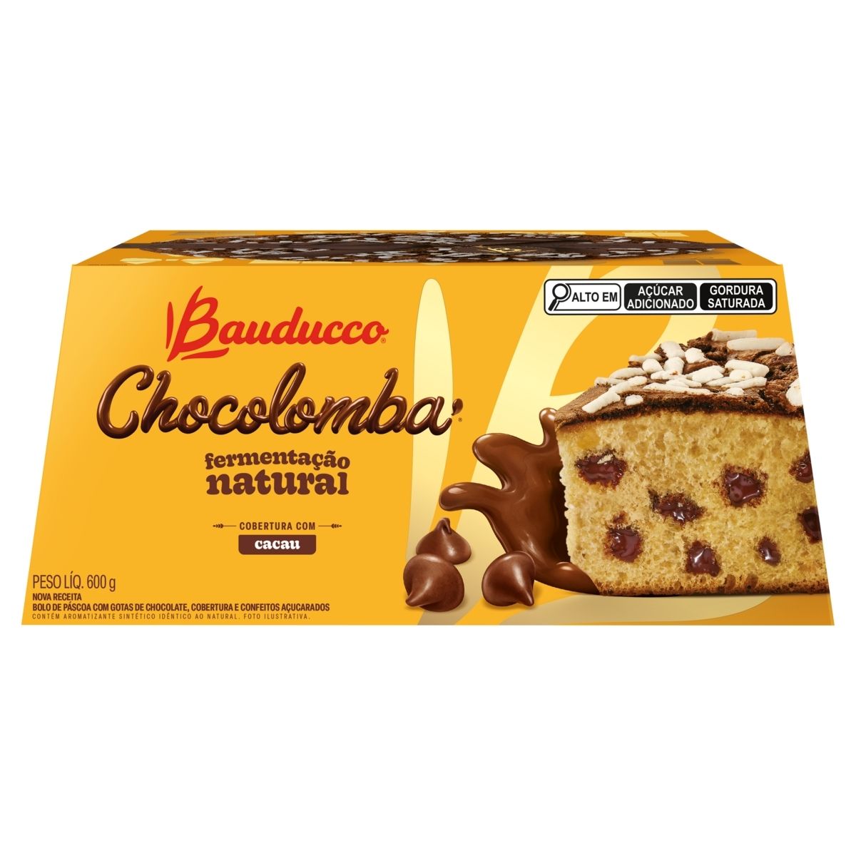 Colomba Pascal Bauducco Chocolate 600G