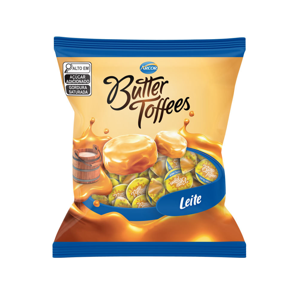 Bala Butter Toffees Leite 90g