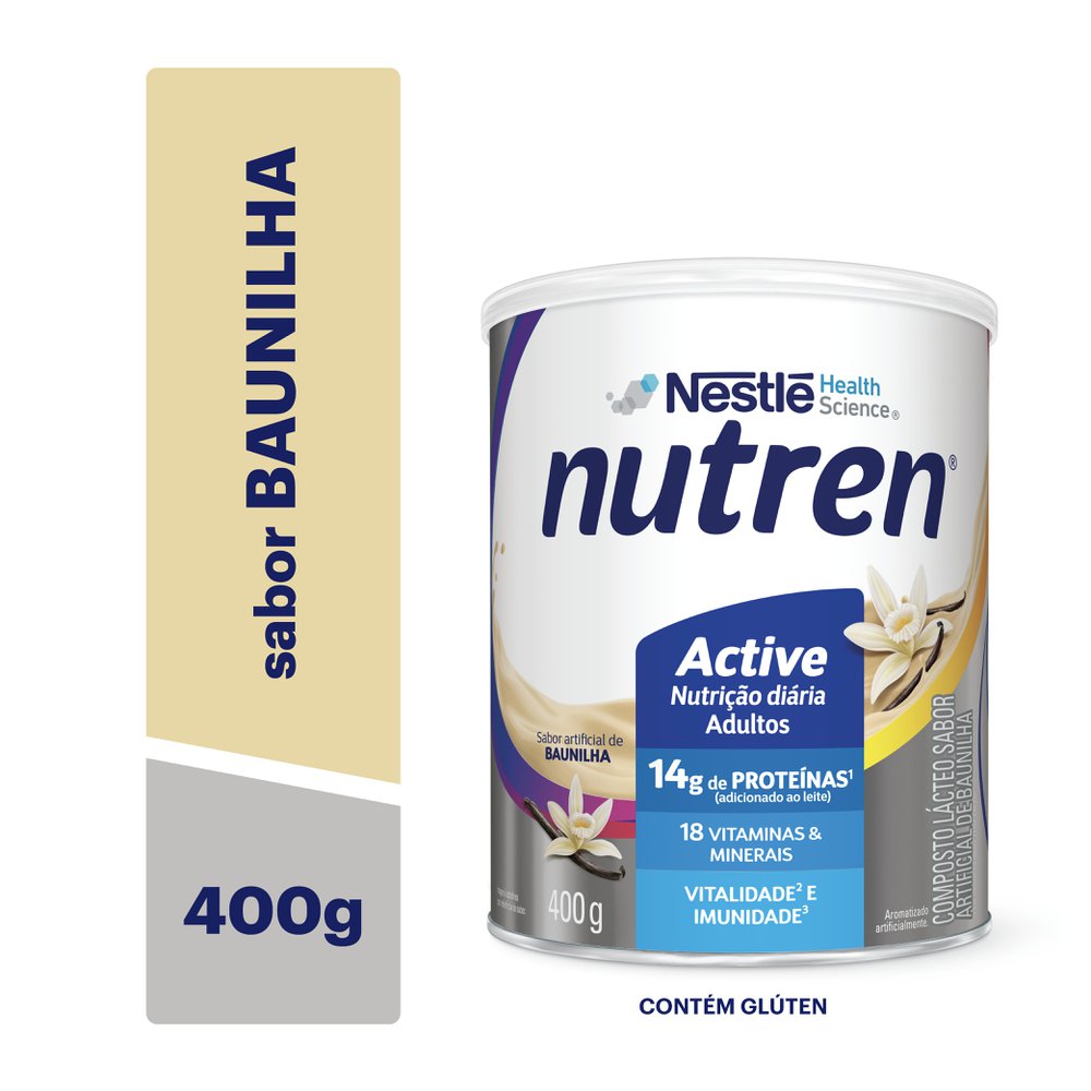 Complemento Alimentar Nutren Active Baunilha 400g